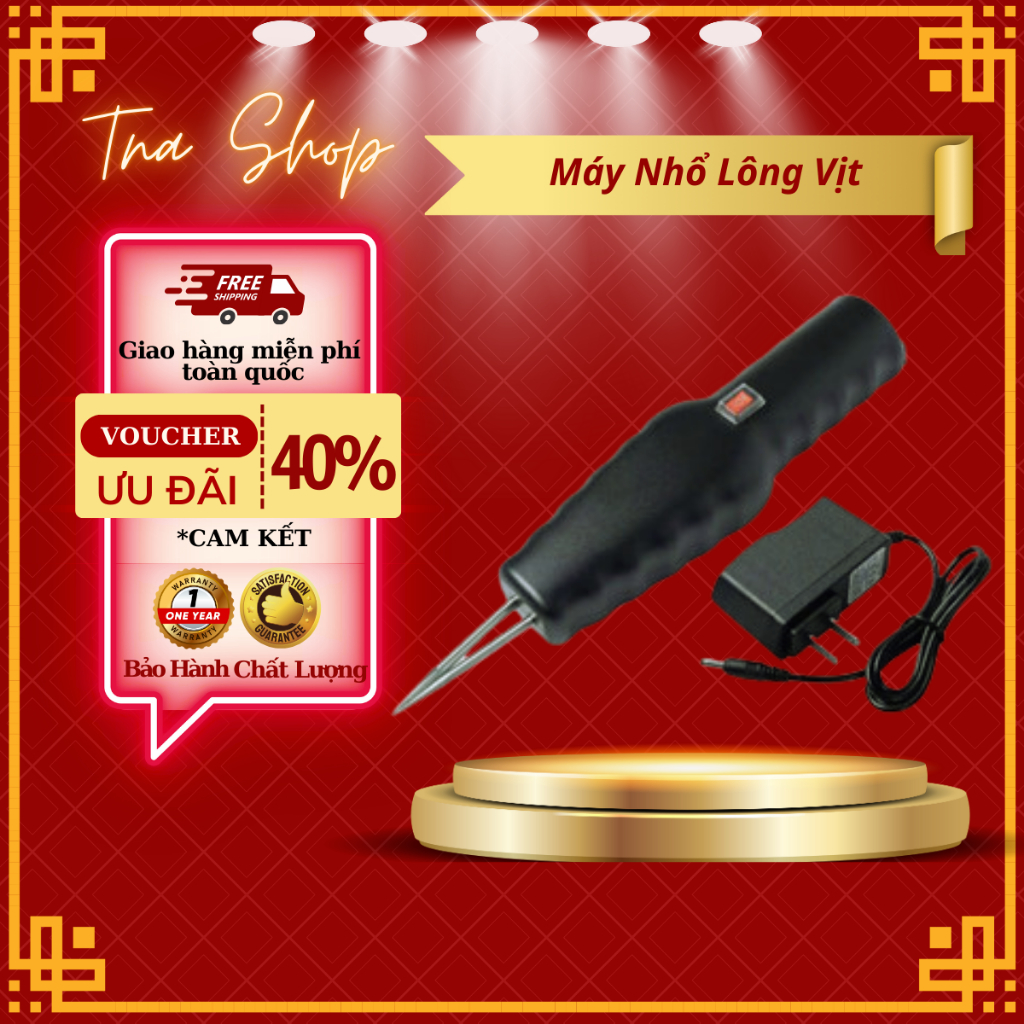 Máy Nhổ Lông Vịt Cầm Tay Nhặt Sạch Lông Măng Chống Nước Không Dây Sạc Điện Dễ Dàng Sử Dụng TVQ ...