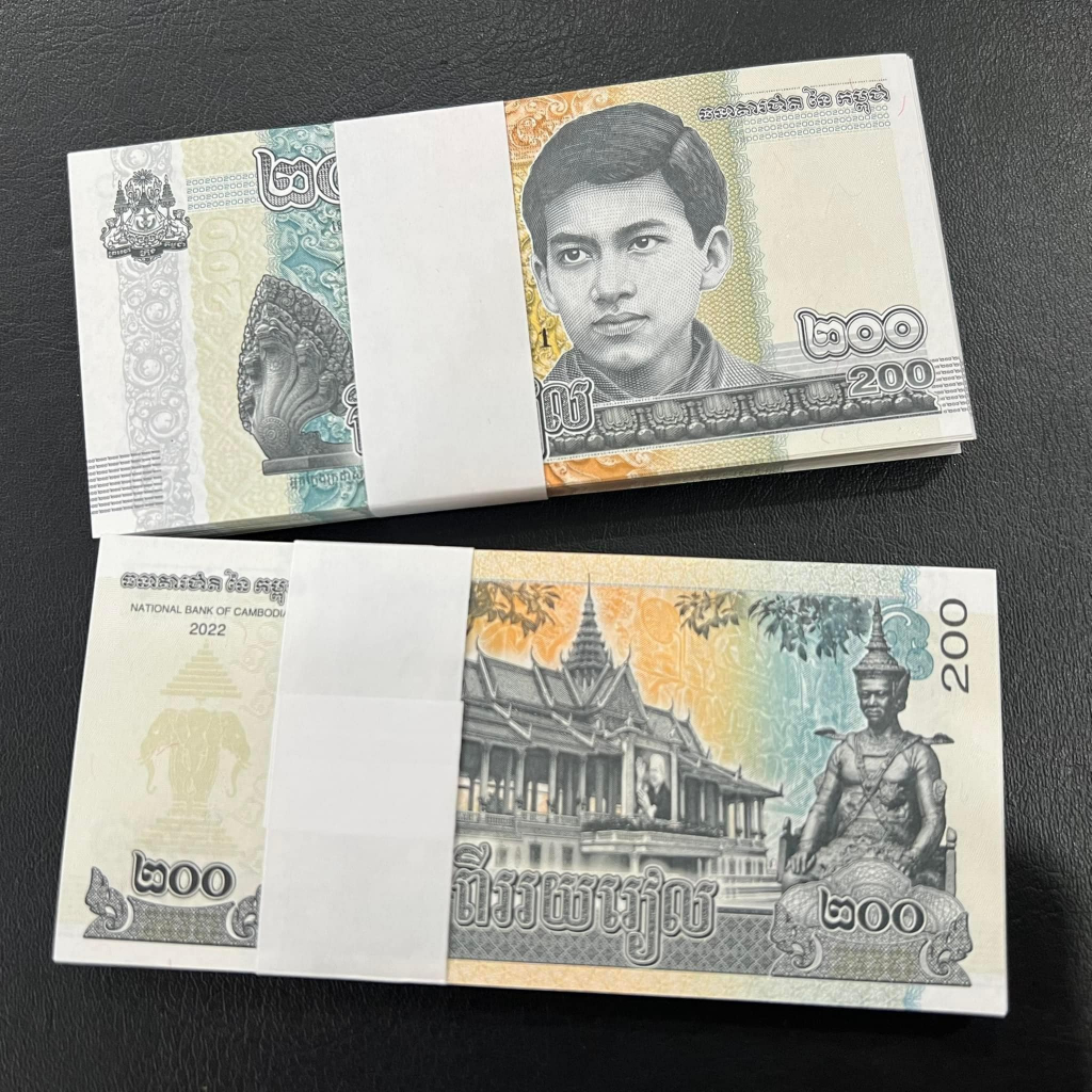 Combo 100 Tờ Tiền Phong Thủy Hình Phật CamPuChia 200 Bình An May Mắn ...