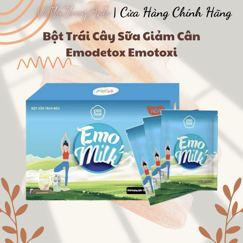 Che Tên - SẴN SỮA Bột Trái Cây Sữa Tách Béo Emo Detox Emo Slim | Shopee ...