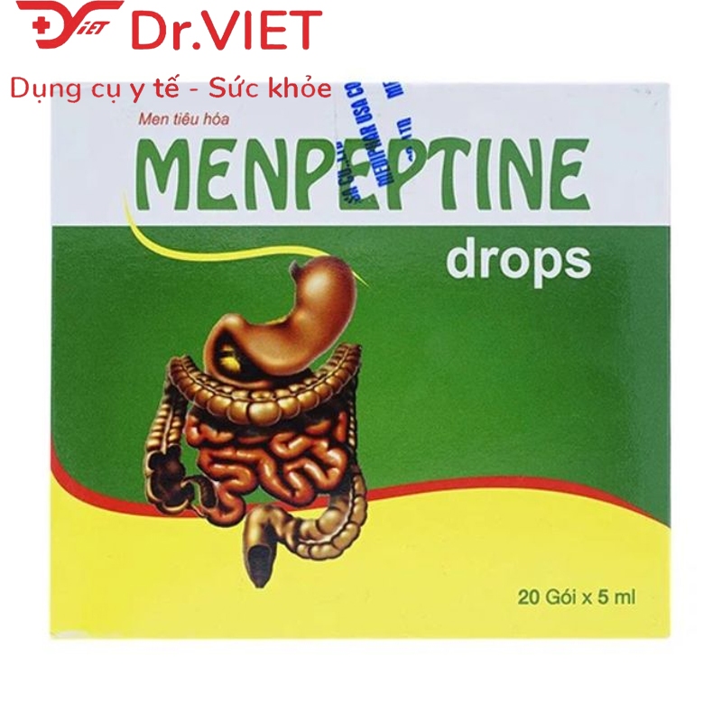 Men tiêu hóa Menpeptine drops - Hộp 20 gói | Shopee Việt Nam