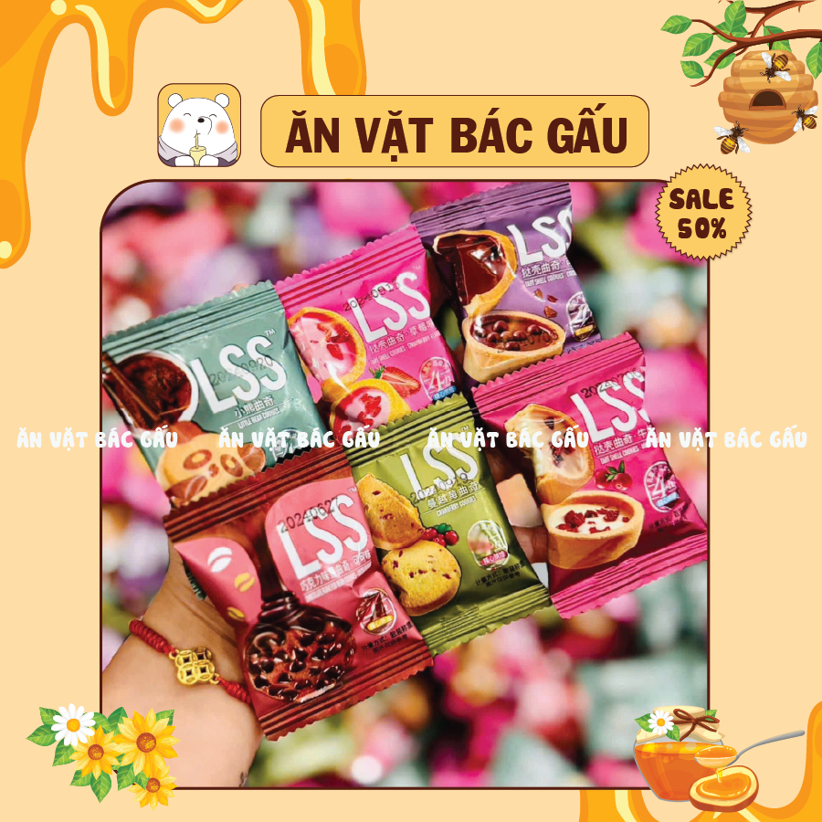 (LẺ 1 CHIẾC) Bánh Quy Bơ Sữa Socola LSS Mix Vị Socola Chip, Bánh Quy ...