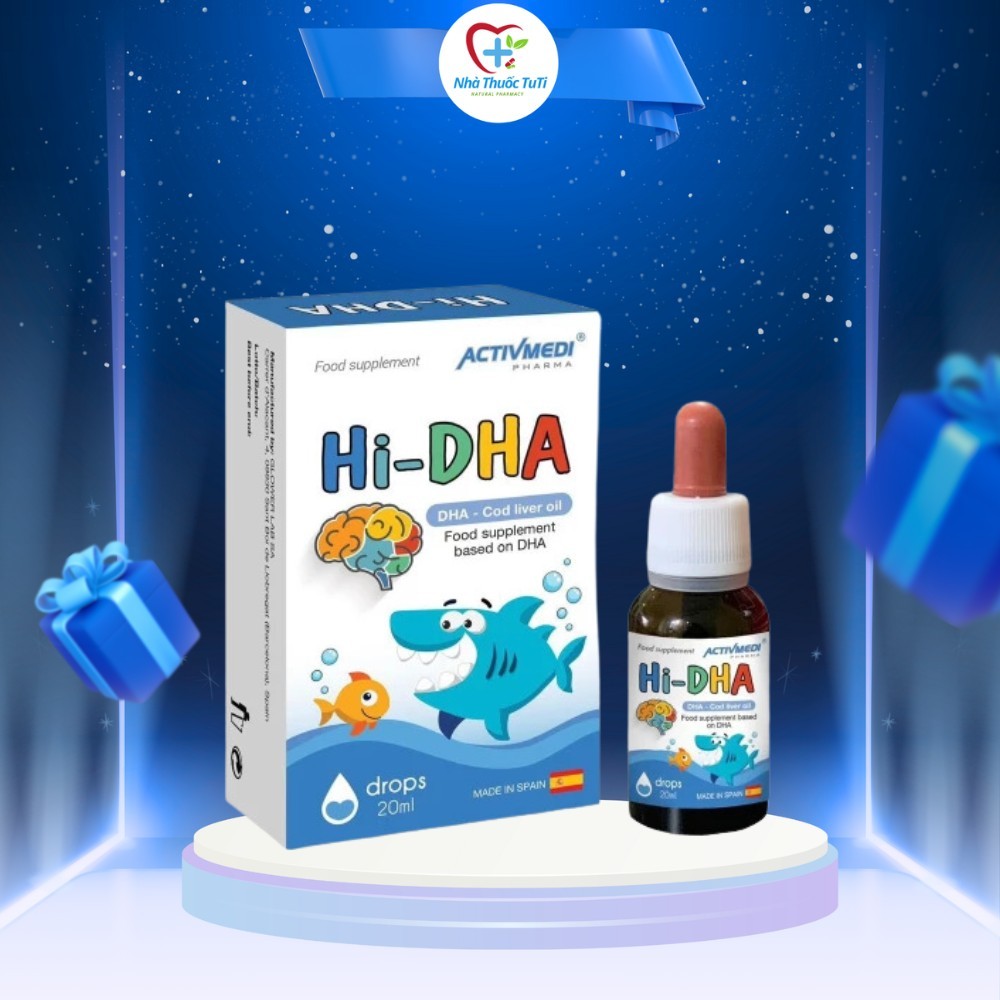Hi DHA - Bổ Sung DHA Tinh Khiết Từ Dầu Gan Cá Tuyết Tự Nhiên (20ml ...