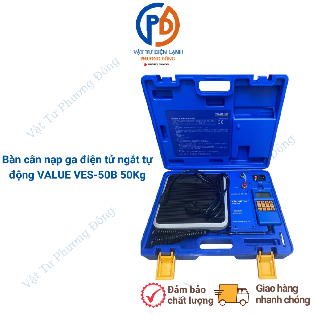 Bàn cân nạp ga điện tử ngắt tự động VALUE VES-50B 50Kg chuẩn hàng chính hãng VALUE | Shopee Việt Nam