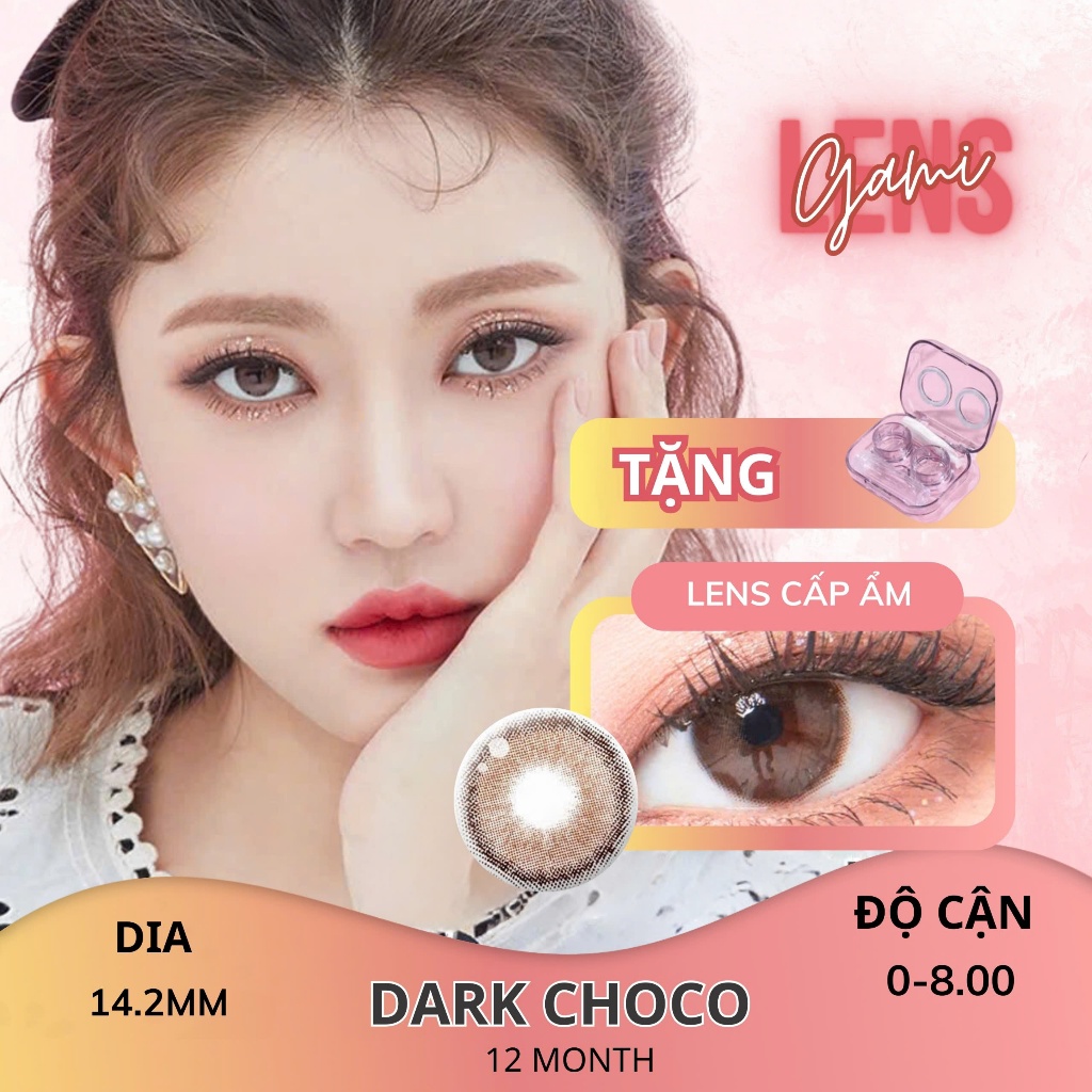 Lens cận 6 tháng CHOCO PONG - Dark Choco nội địa Hàn Gamilens - Zlens ...