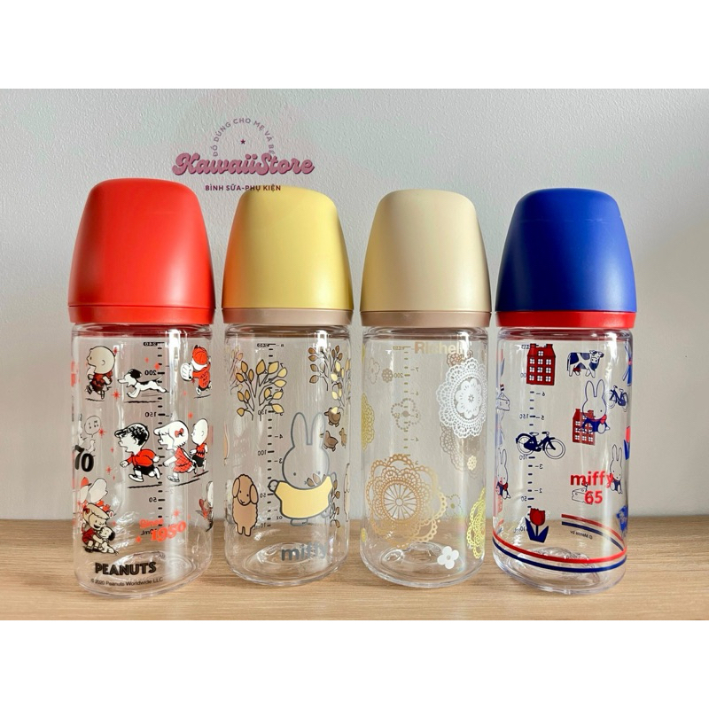 [Nhiều mẫu] Bình sữa chính hãng Richell Miffi Odekake Nhật Bản 160ml - 240ml | Shopee Việt Nam