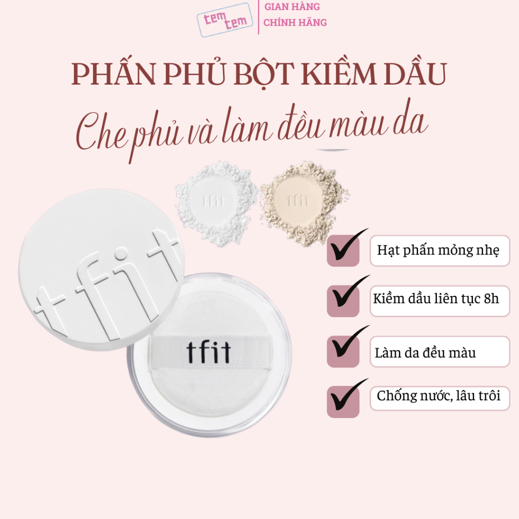Phấn phủ bột kiềm dầu Tfit Translucent Set Finishing Powder 7g | Shopee ...