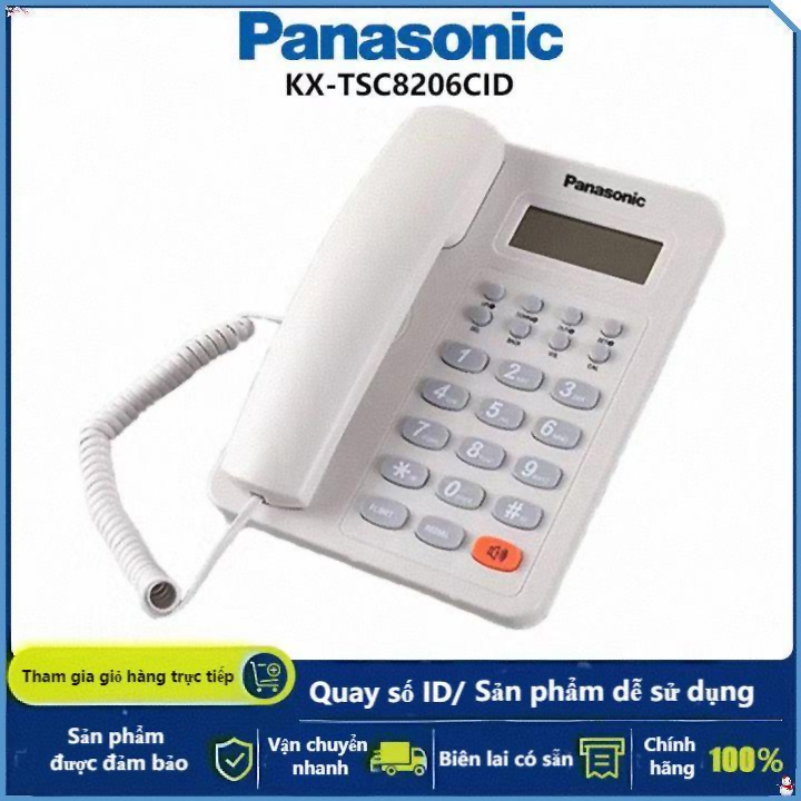 Panasonic KX-TSC8206CID Điện thoại bàn Panasonic KX-TSC8206CID cao cấp Sản phẩm mới | Shopee ...