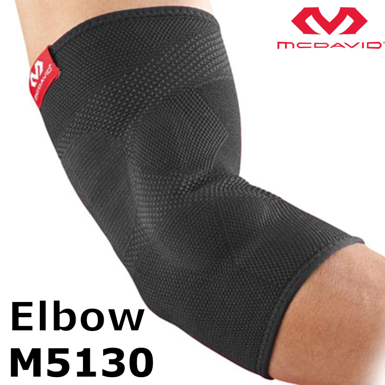 McDavid M5130 4WAY Knit Elbow EP [S/M/L] Middle Support (with pad ...