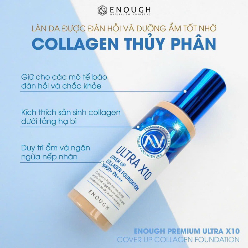 KEM NỀN ENOUGH COLLAGEN FOUNDATION | Shopee Việt Nam