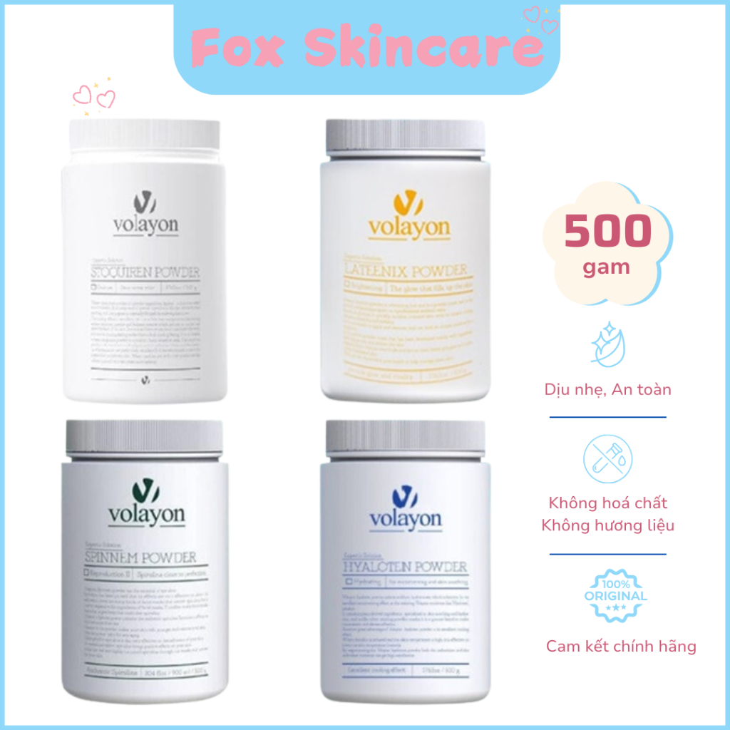 Mặt Nạ Tảo Xoắn Dạng Bột Volayon 500g | Shopee Việt Nam