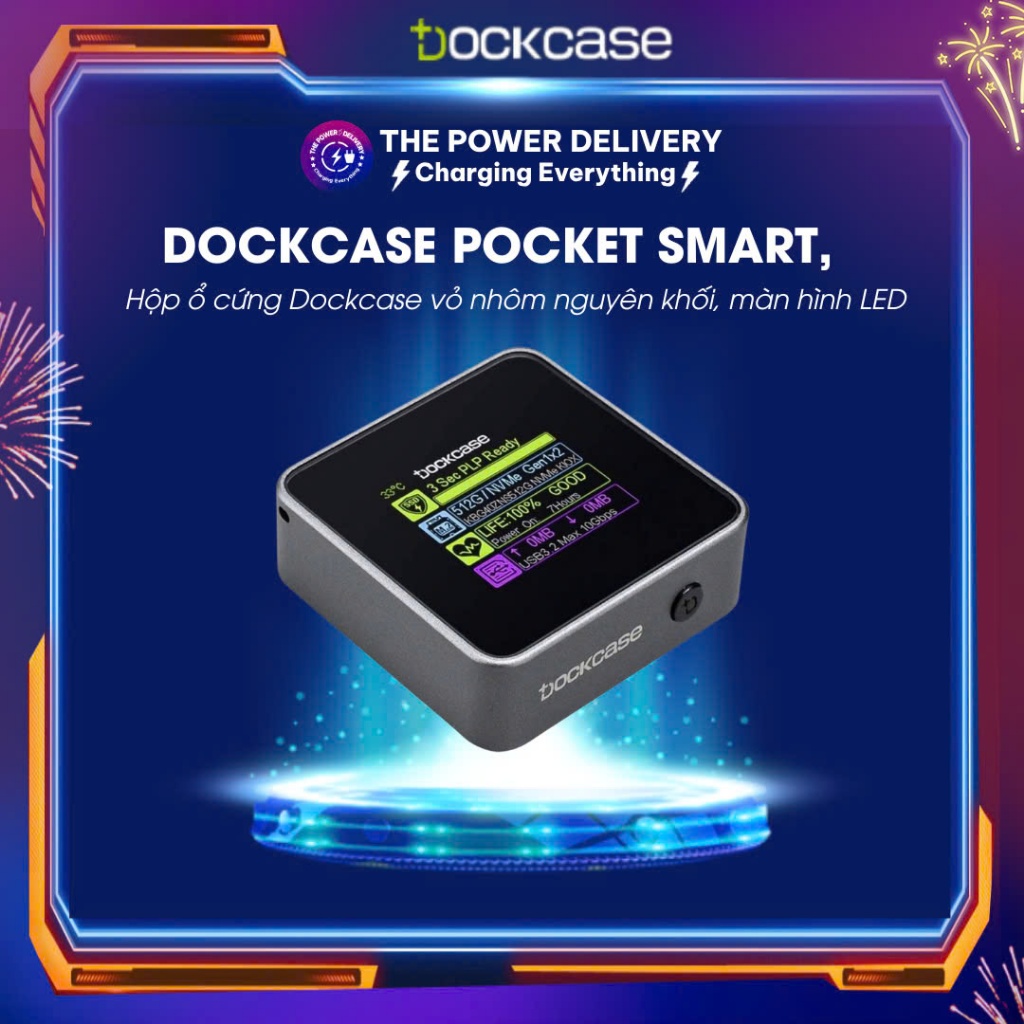 Hộp ổ cứng Dockcase Pocket Smart, Photography Edition, 2230 M.2 NVMe ...