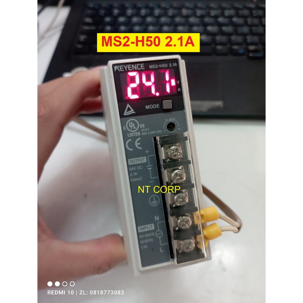 Bộ nguồn 24VDC-2.1A MS2-H50 MS-H50 Hàng chính hãng Keyence Nhật Bản đã ...