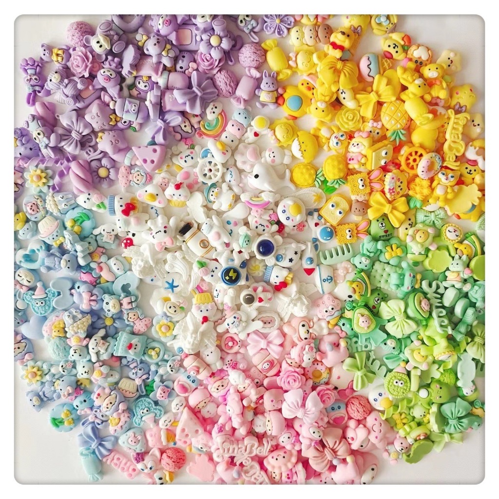 Set Charm 3D Dễ Thương Cute , Sticker 3D Nổi Chọn Màu Kèm Keo Dán Phụ ...