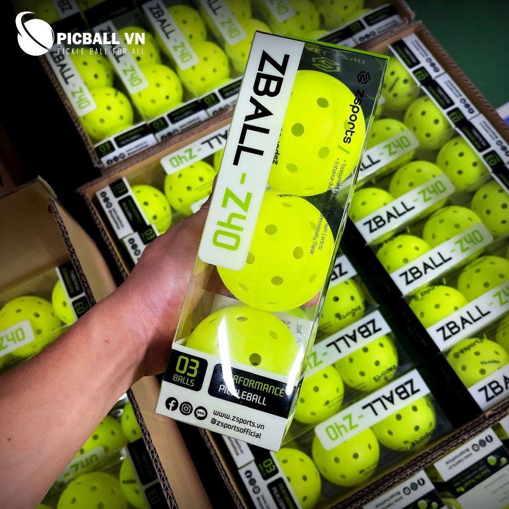 [HỎA TỐC] Bóng Pickleball ZSPORTS ZBALL-40 Thi Đấu, Đạt Chuẩn USAPA, Độ ...