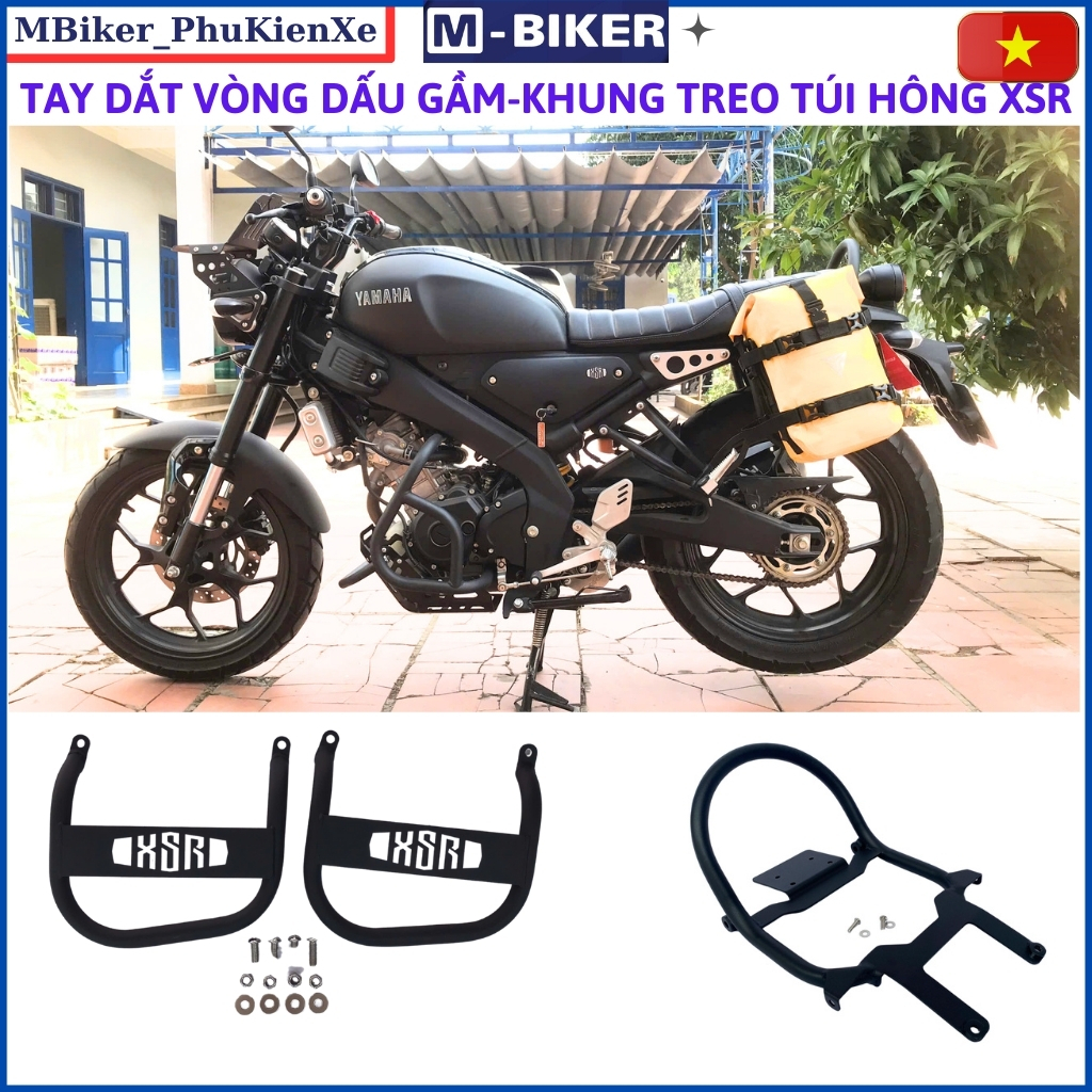 Tay dắt dấu gầm xsr, tay dắt xsr , tay dắt vòng xsr, baga xsr, cảng sau xsr, phụ kiện xsr ...