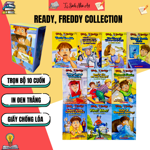 Sách - TRỌN BỘ 10 CUỐN READY, FREDDY COLLECTION | Shopee Việt Nam