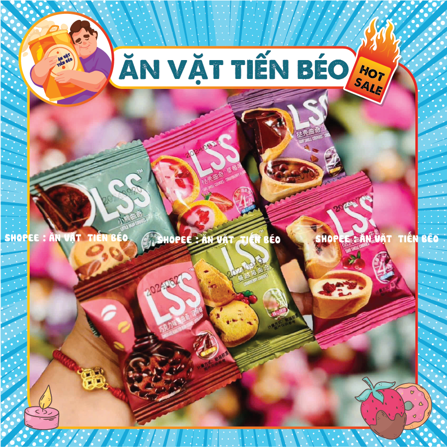 (LẺ 1 CHIẾC) Bánh Quy Bơ Sữa Socola LSS Mix Vị Socola Chip, Bánh Quy ...