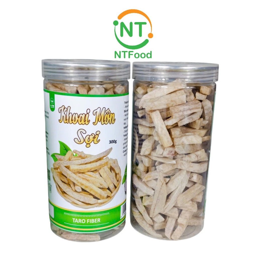 Khoai môn sợi sấy giòn NTFood Hũ 300gr - Nhất Tín Food | Shopee Việt Nam