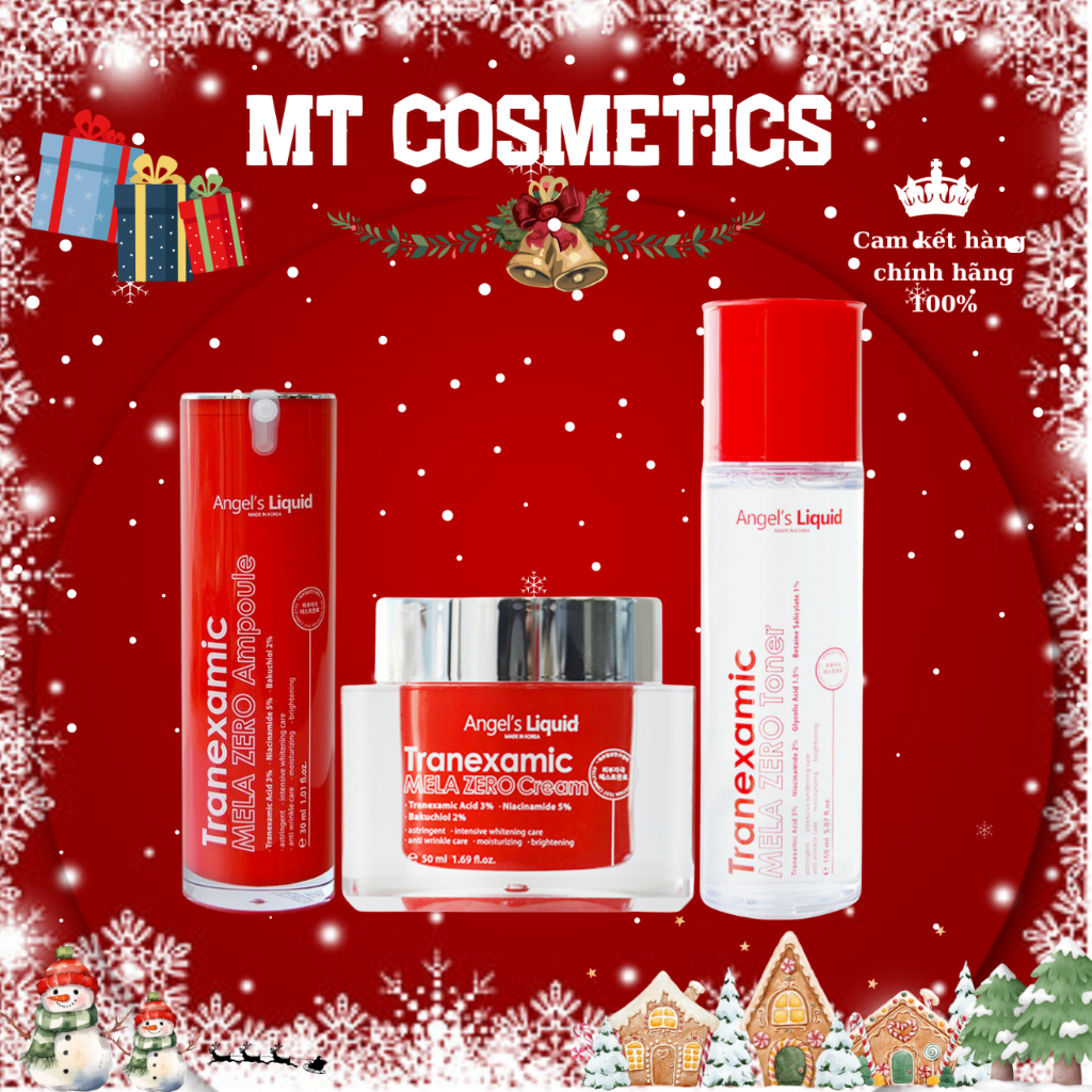 Bộ Sản Phẩm Toner - Serum - Kem Dưỡng Giảm Thâm Nám Chuyên Biệt Angel's ...