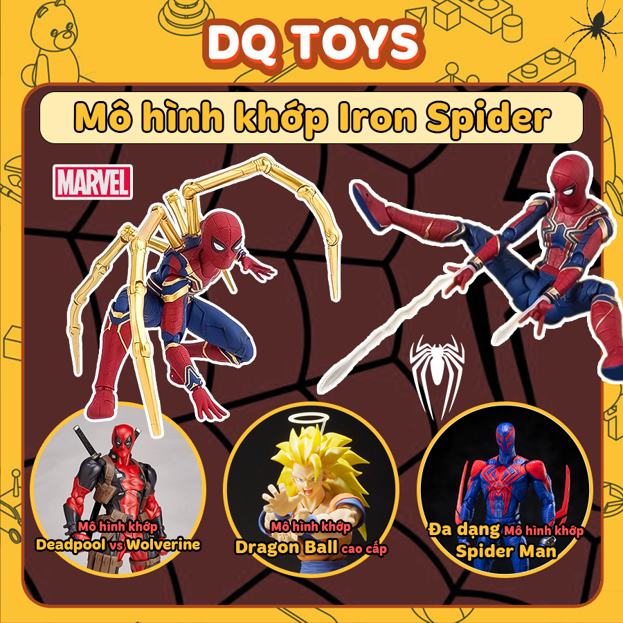 Mô hình Người Nhện IRON SPIDER MAN khớp Avenger PS4 2099 Miles Morales ...