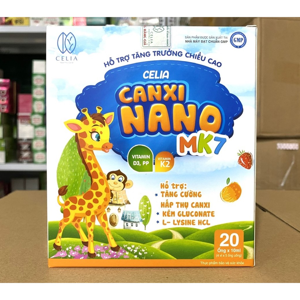 celia caxi nano MK7 bổ sung canxi, hỗ trợ phát triển chiều cao cho giúp bé mau ăn chóng lớn ...