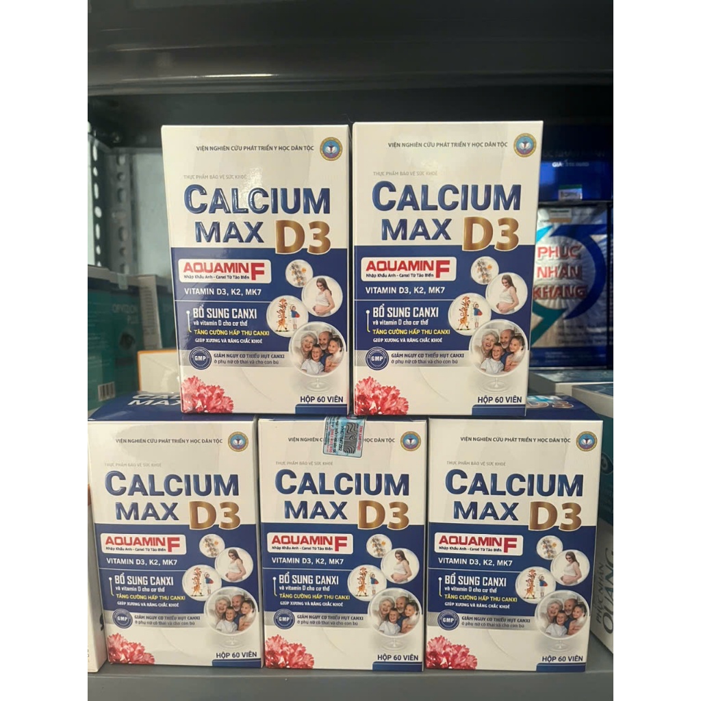 Canxi Hữu Cơ Calcium Max D3 - Canxi Từ Tảo Biển Đỏ Cho Cả Gia Đình ...