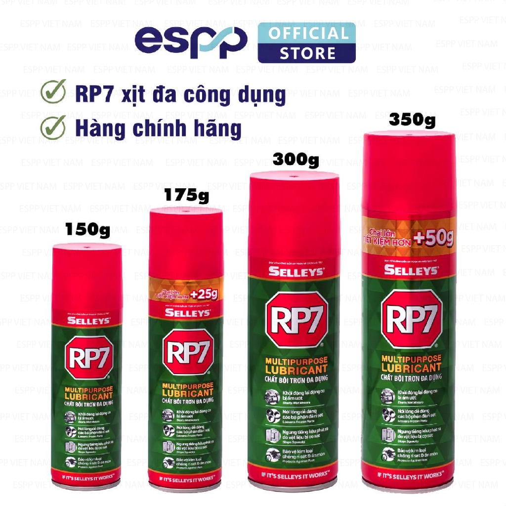 Dầu RP7 bôi trơn đa năng/chống rỉ sét chính hãng SELLEYS - NIPPON (150g ...