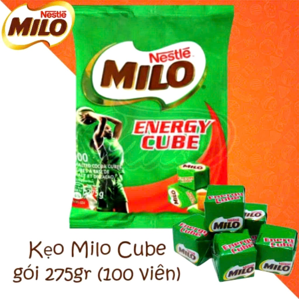 Kẹo Milo cube túi 100 viên - Bánh kẹo đồ ăn vặt | Shopee Việt Nam