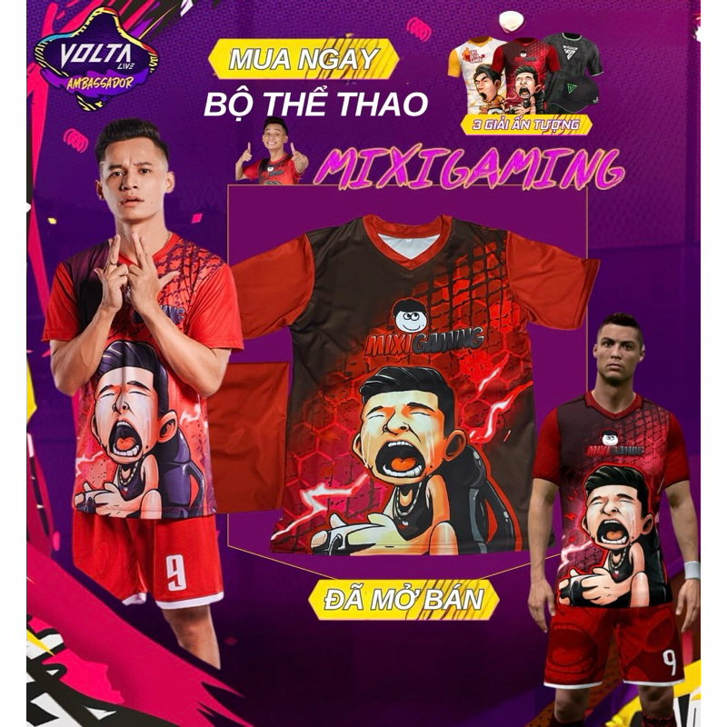 Bộ Quần áo Đá Bóng Độ Mixi Volta Live X FC Online [In Tên Số Theo Yêu ...