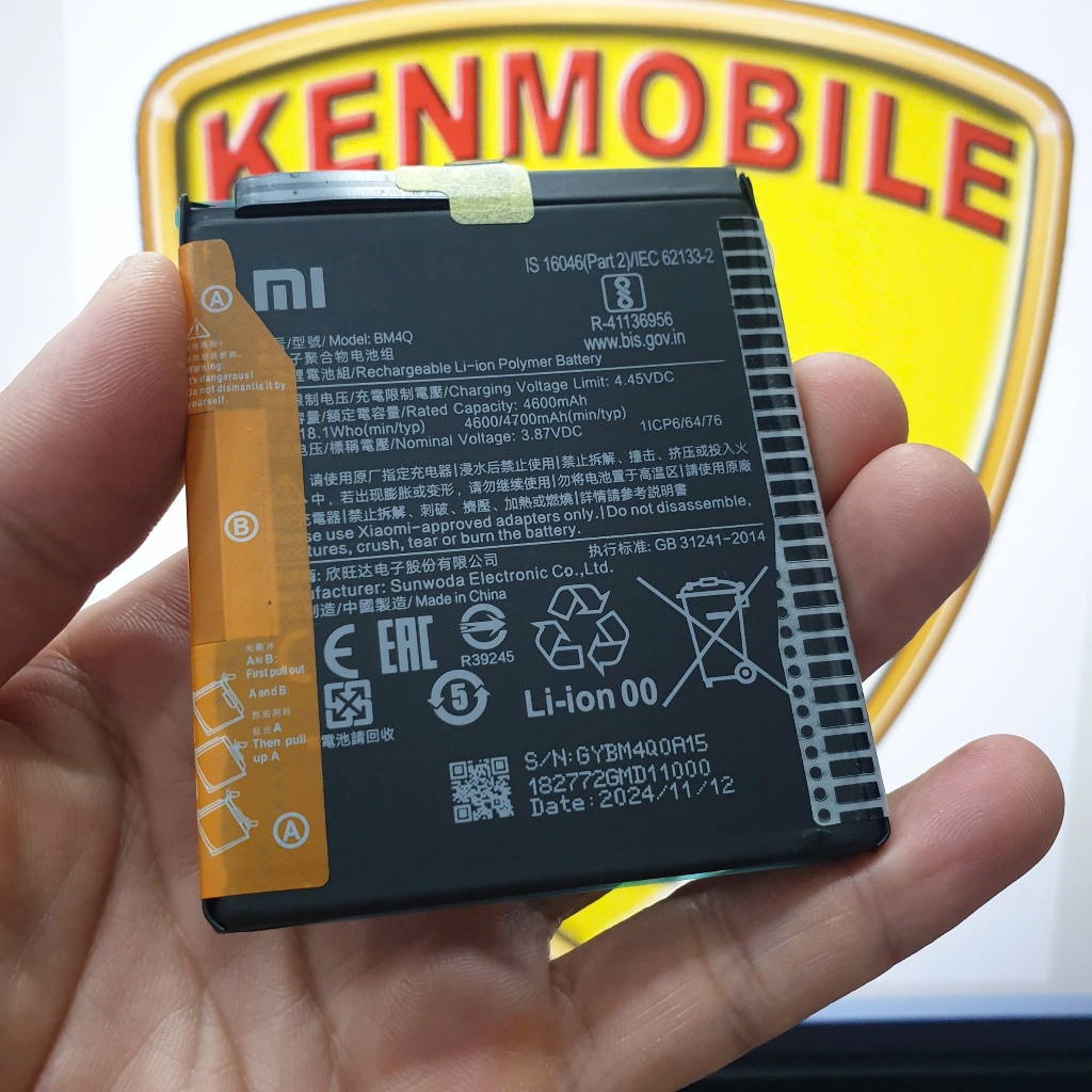 Pin ZIN Tương Thích Xaomi Model BM4P Dùng Cho Redmi K30 / K30i / BM4Q ...