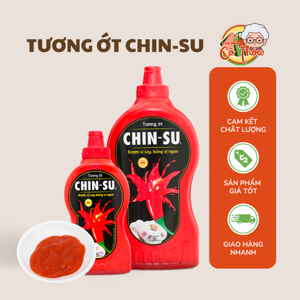 Tương Ớt CHIN-SU Chai 250G / 500G | Shopee Việt Nam
