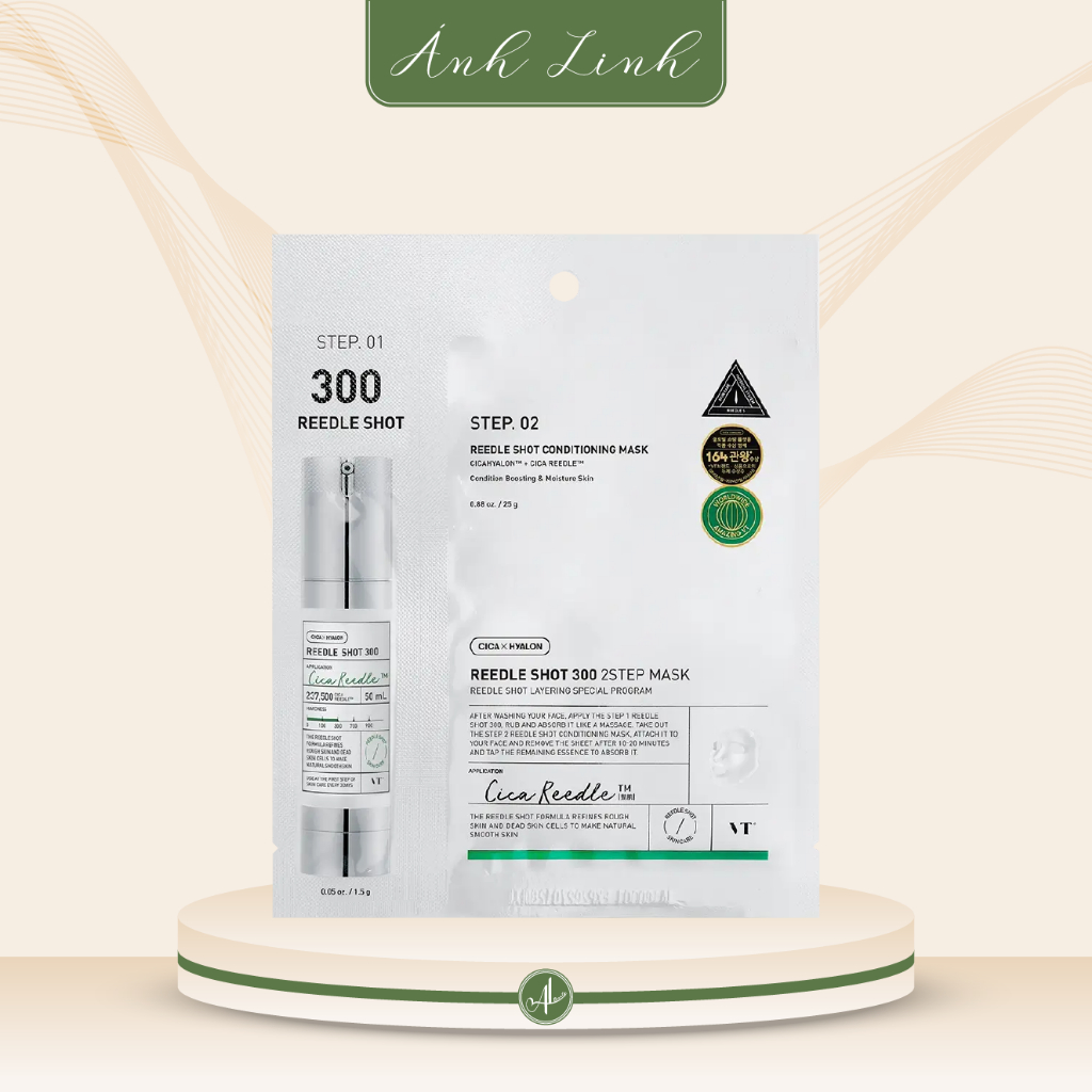 Mặt Nạ Vi Kim VT Reedle Shot 300 2-Step Mask | Shopee Việt Nam