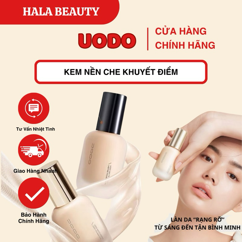 [UODO] Kem Nền Uodo Dạng Lỏng Dưỡng Ẩm Kiềm Dầu 30ml | Shopee Việt Nam