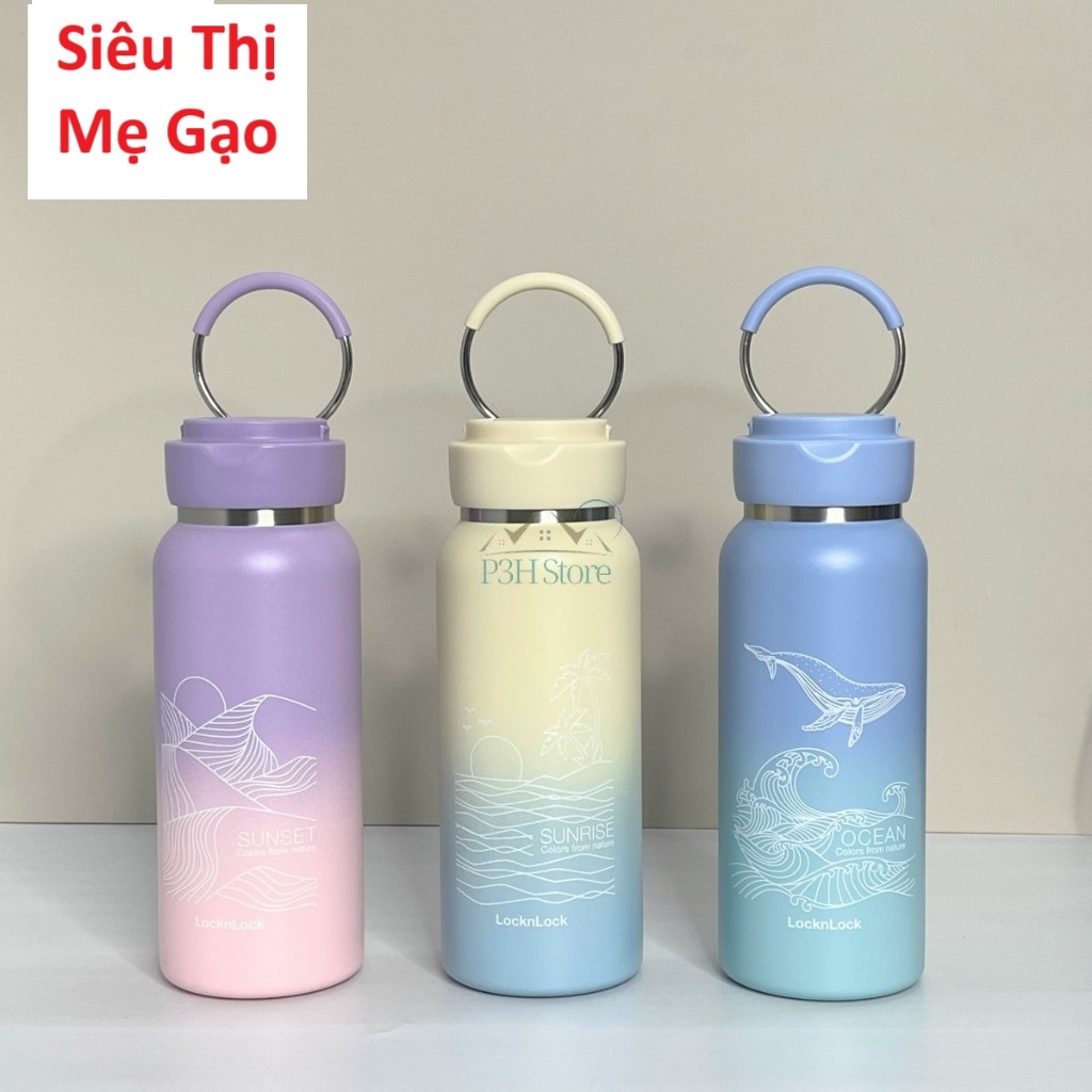 Bình giữ nhiệt Lock&Lock Sling Ring Tumbler 650ml - 800ml - Có Quai ...