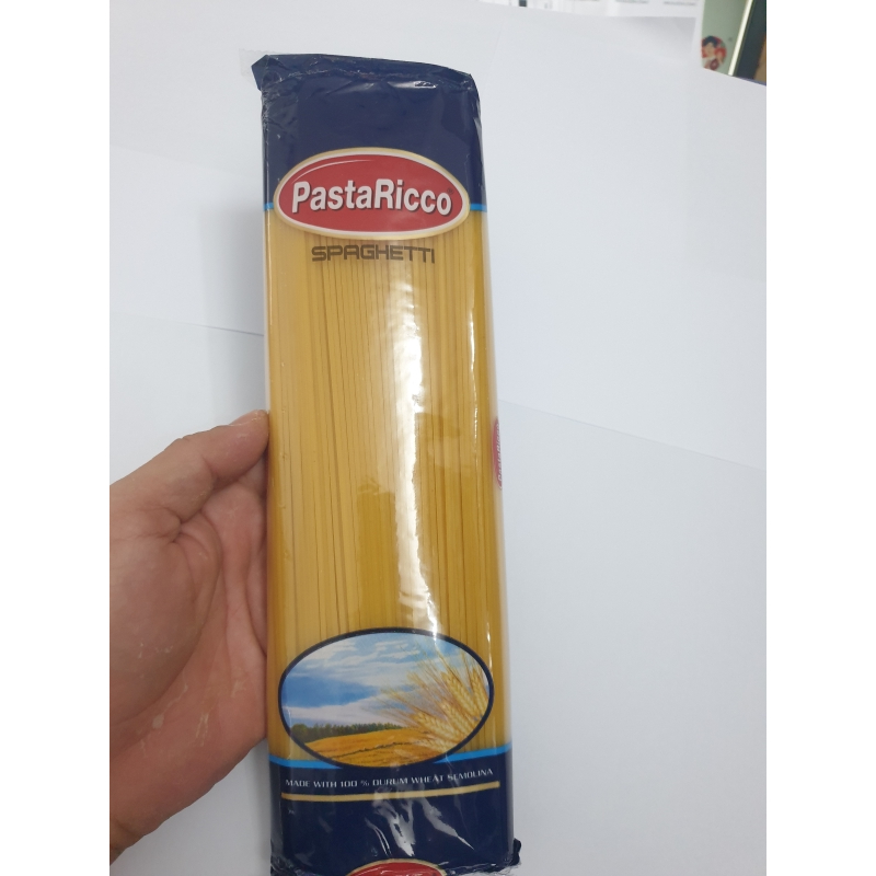 Mì Ý Spaghetti Pasta Ricco 500gr / Mì sợi dài spaghetti 500g | Shopee ...