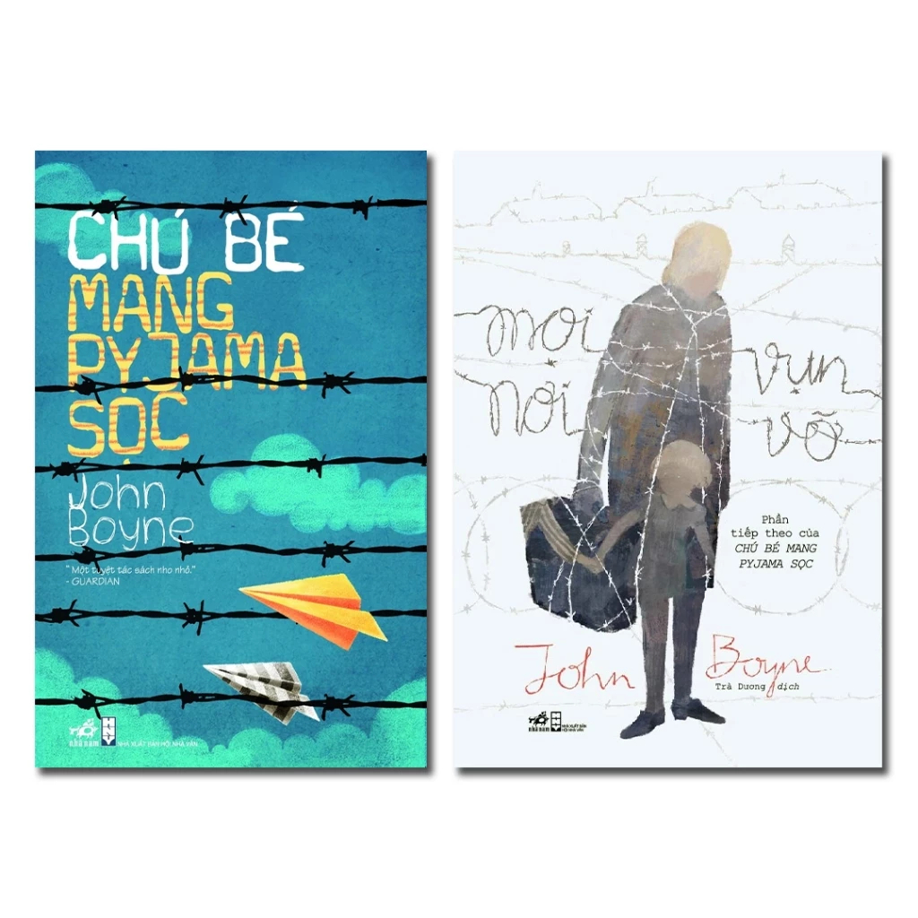 Sách Nhã Nam - Combo Chú Bé Mang Pyjama Sọc + Mọi Nơi Vụn Vỡ | Shopee Việt Nam