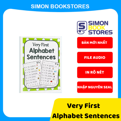 Sách-Very First Alphabet Sentences-File Audio - Sách Nhập Nguyên Seal ...