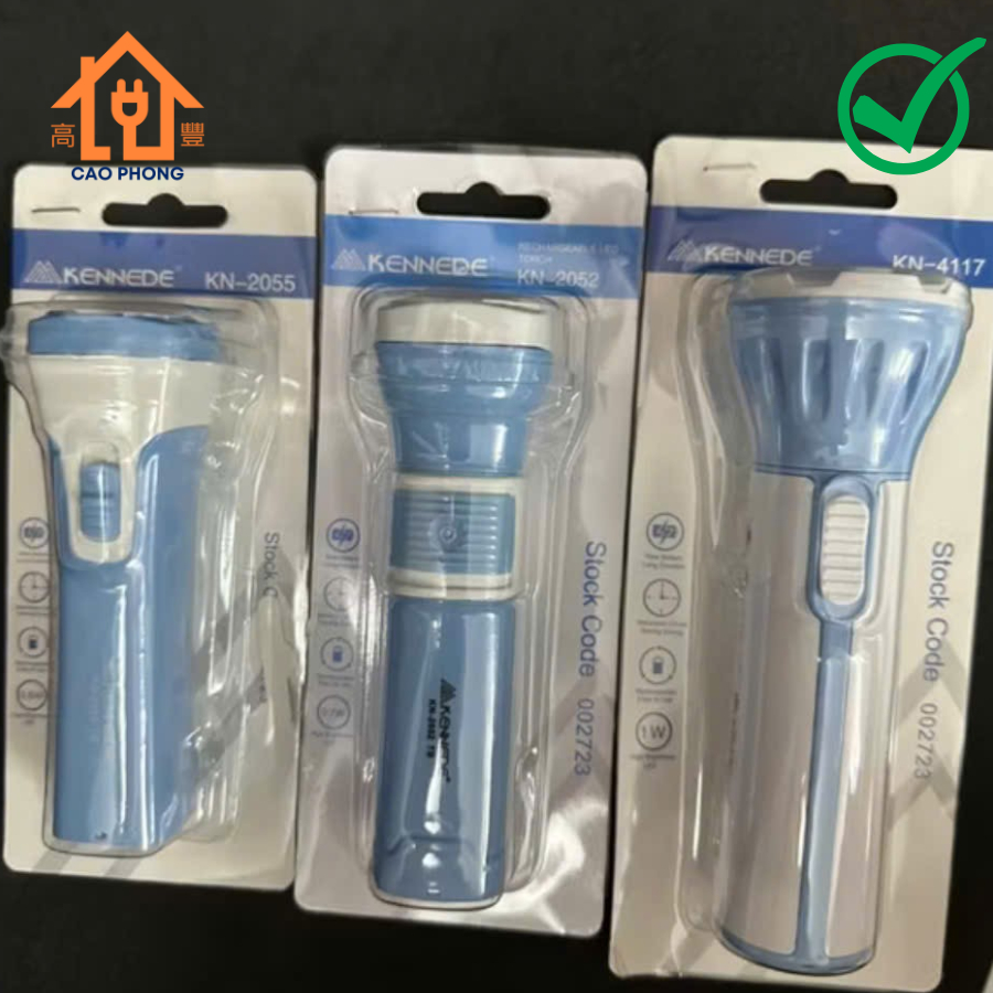 Đèn pin led sạc cầm tay mini Kennede mã số KN-2052 & KN-2055 và KN-4117 ...