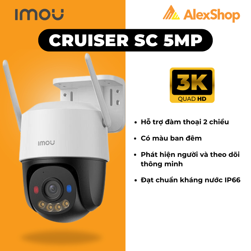 [2025] Camera Imou Titan Pro Cruiser SC/ S51/ S31 5M 3M Ngoài Trời ...