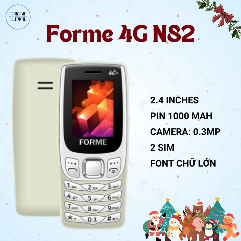 Điện thoại Forme N82 4G - Hàng chính hãng - Nguyên seal - Full hộp ...