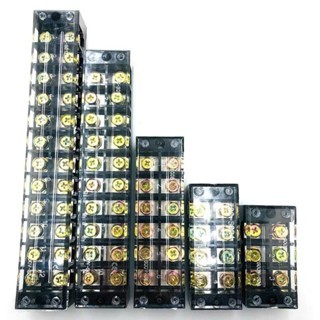 [Đơn tối thiểu 50K]Cầu Đấu Điện Domino đủ kích cỡ, TB25, 25A 3P 4P 6P 12P, lược cài Jumper 600V ...