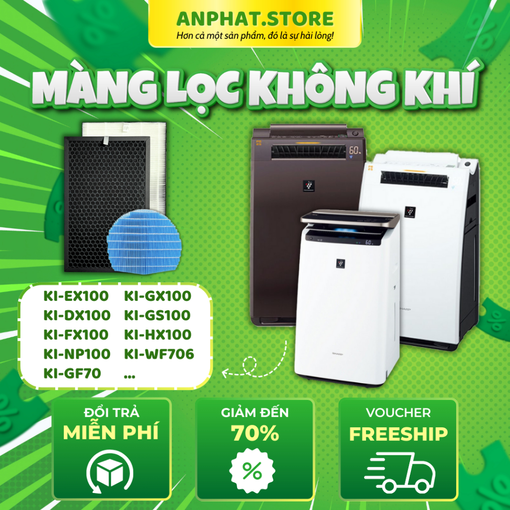 Màng lọc không khí thay thế Mã: FZ-E100HF, KI-EX100, DX100, FX100 ...