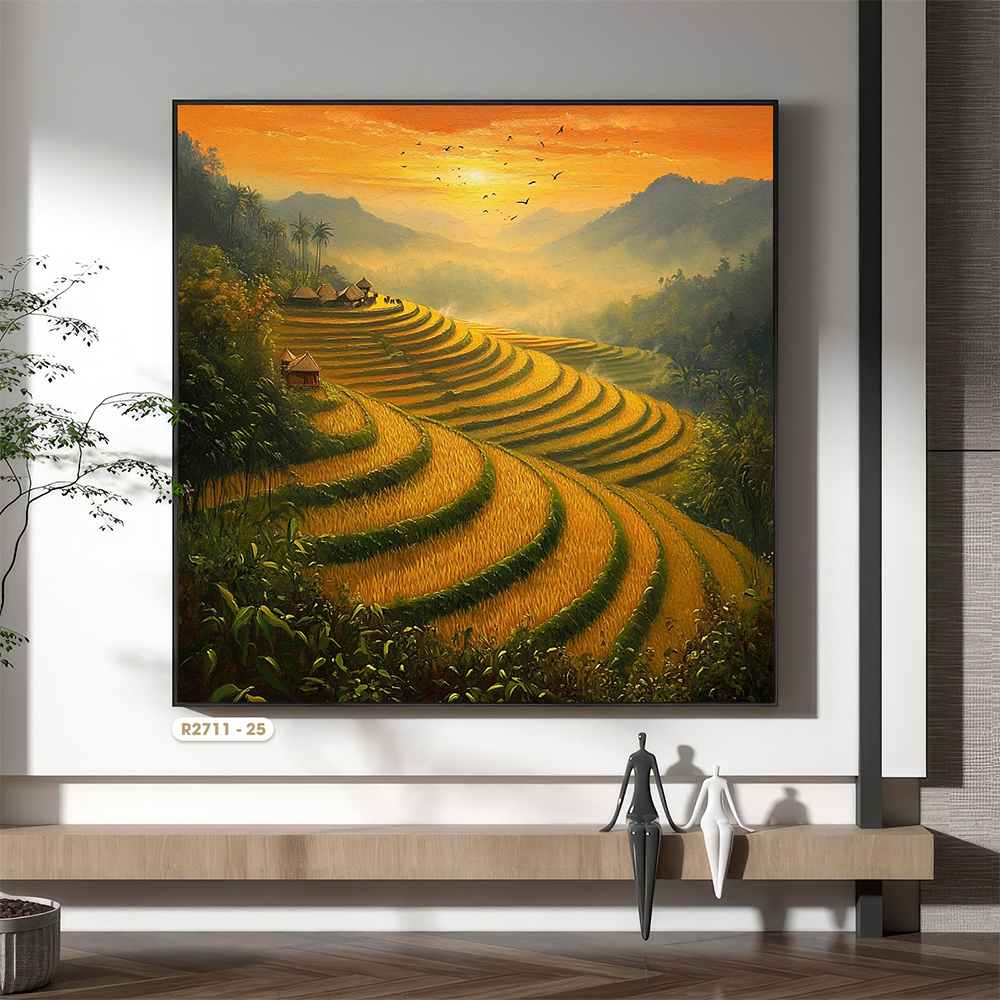 Tranh Ruộng Bậc Thang HALO DECOR | Tranh Treo Phòng Khách, Ngủ, Làm ...