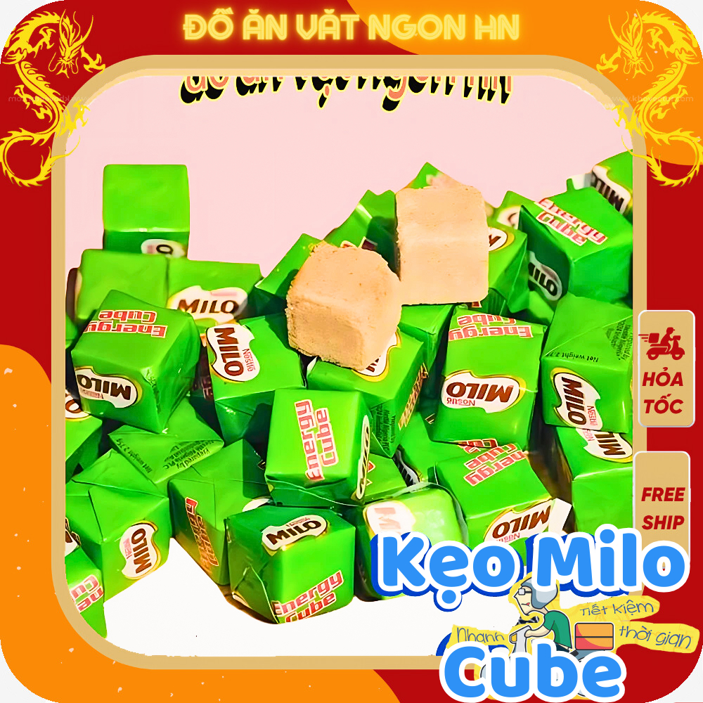 Đồ ăn vặt kẹo milo cube cacao thái lan 100 viên 275g ăn vặt ngon hấp dẫn giá rẻ | Shopee Việt Nam