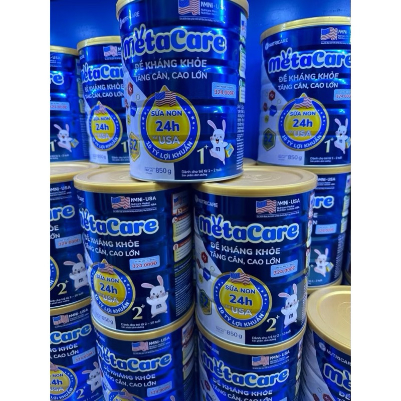 Sữa bột Nutricare MetaCare 1+ và 2+ lon 850g | Shopee Việt Nam