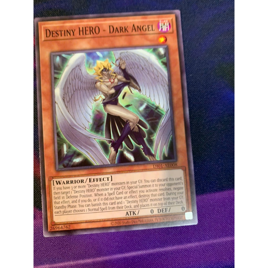 thẻ bài yugioh chính hãng DI01-AE008 Destiny HERO - Dark Angel (N ...