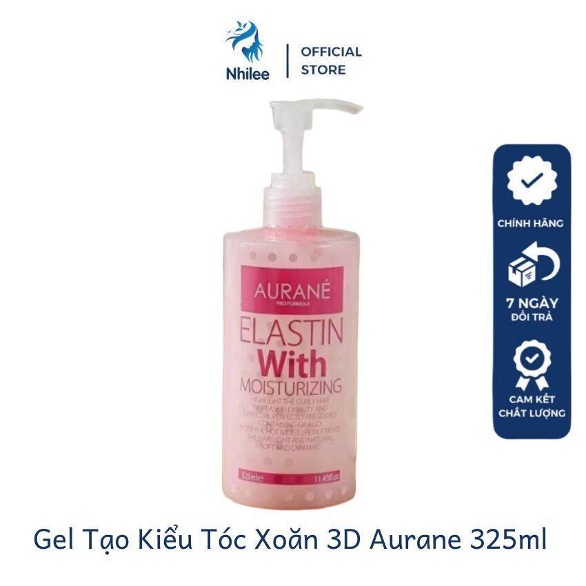 Gel dưỡng tạo kiểu tóc xoăn 3d NL337 Aurane Elastin With Moisturizing ...
