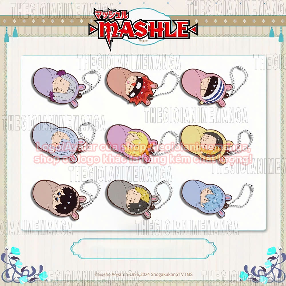 Móc khóa MASHLE: MAGIC AND MUSCLES ver TÚI NGỦ in hình Cơ Bắp Và Phép ...