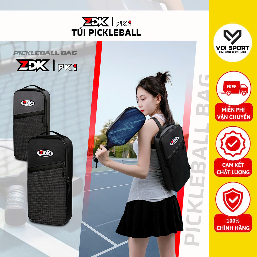 Túi Đựng Vợt Và Bóng Pickleball Cao Cấp Mang Đi Tập Gọn Nhẹ Tiện Lợi ZDK PK1 | Shopee Việt Nam