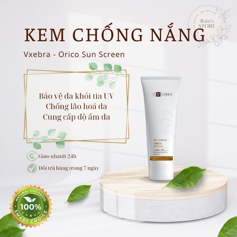 [CHÍNH HÃNG] VXEBRA ORICO SUN SCREEN - Kem chống nắng nâng tone cho da | Shopee Việt Nam